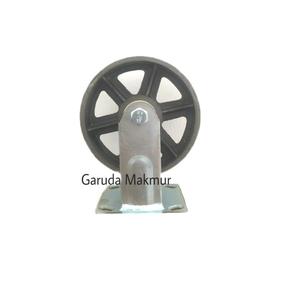 Jual roda besi heavy duty 5in mati roda troli besi roda castor iron ...