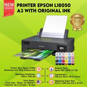 Jual Epson EcoTank L18050 Ink Tank Printer Photo WiFi A3 - Compatible ...