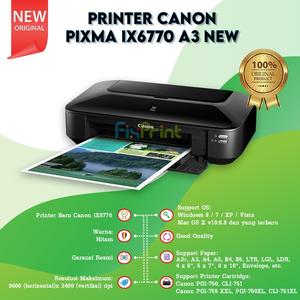 Jual Printer Canon Pixma IX6770 IX 6770 New Original A3 Printer A3 ...