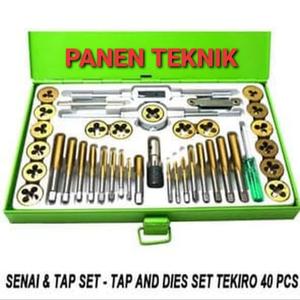 Jual Wp22 Tap Dan Senai Set Tekiro 40 Pcs Hand Tap And Dies Set ...