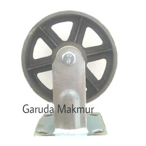 Jual roda besi heavy duty 8in mati roda troli besi Best - Kota Surabaya ...