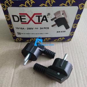Jual Steker L Arde Colokan Bengkok Hitam Dexta DX-638 L - Kab. Kediri ...