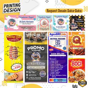 Jual Custom Design Cetak Banner Spanduk Backdrop Background Baliho Flexi - Kota Tangerang ...