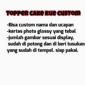 Jual Topper cake kue pemadam kebakaran damkar free nama dan ucapan ...