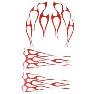 Jual Universal Motorcycle Flame Sticker For Gas Fuel Tank Decals ...