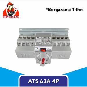 Jual PROMO ATS Genset 63A 4P Pole Automatic Transfer Switch otomatis ...