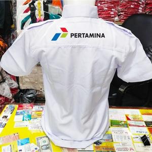 Jual [ Garansi] Kemeja Pertamina Seragam Pertamina Putih Pdh Lengan ...