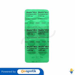 Jual MEPTIN MINI 0.025 MG STRIP 10 TABLET - Jakarta Timur - Apotek ...