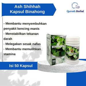 Jual Kapsul Ekstrak Daun Binahong Ash Shihhah Ash Shihah Original 50 Kapsul - Kota Depok ...