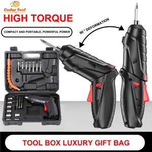 Jual Mesin Cordless Screwdriver 4.2 V Mesin Bor Cordless Mini Set - Kab ...