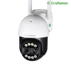 Jual G.Craftsman 4K Dual Lens WiFi IP Camera 8MP Wireless Outdoor CCTV ...