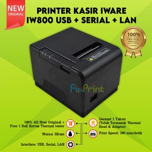 Jual Printer Thermal IW-800 Auto Cutter Printer Kasir IWare IW 800 USB ...