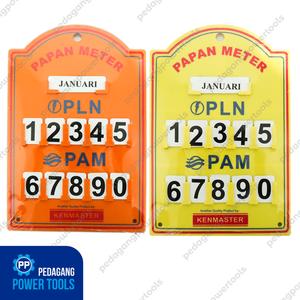 Jual DNC PAPAN MEN PLN PAM METER PLASTIK STAND - WARNA RM - Kota ...