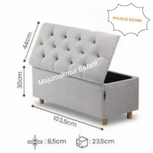 Jual Ready KURSI SOFA 2IN1 PROCELLA OLYMPIC / STORAGEBOX PUFF MINIMALIS ...