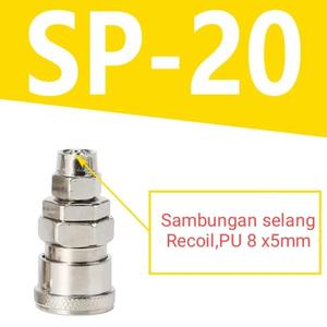 Jual Sambungan Selang Kompresor Angin Quick Coupler Adapter Plug Soket ...