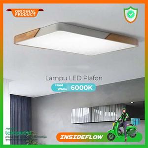 Jual " Lampu Plafon Atap Rumah LED Minimalis Modern Aksen Kayu Cool ...