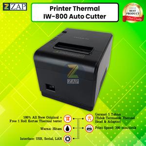 Jual Printer Thermal IW-800 Auto Cutter Printer Kasir IWare IW 800 USB ...