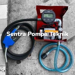 Jual Pompa Transfer BBM Flow Meter Digital Fuel Pump Dispenser Solar ...