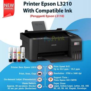 Jual Epson L3210 Hitam / L3216 Putih EcoTank All in One Ink Tank Printer - Kota Depok - Joseph ...