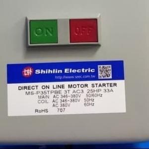 Jual SHIHLIN DOL STARTER/MAGNETIC SWITCH MS-P35TPBE 28A/33A (220V 380V ...