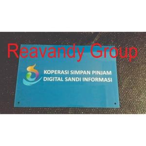 Jual Plang Akrilik |Nama Perusahaan | Papan Nama Kantor |Signageacrylic ...