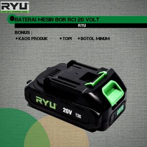 Jual [Ready] Baterai Mesin Bor Rci20V Ryu Original Baterai Bor Cordless ...