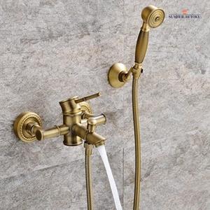 Jual SA Keran Shower Mandi Bambu Kamar Mandi Keran Bak Mixer Panas ...