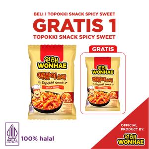 Promo [BUY 1 GET 1] Wonhae Topokki Snack Sweet & Spicy by Mujigae ...