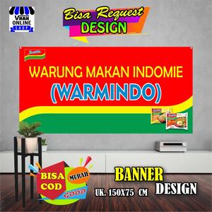 Jual Spanduk Banner Warung Makan Indomie, Warmindo Keren Simple - Kab ...