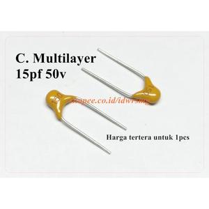 Jual PALING MURAH C 15pF code 150 50V Kapasitor 15 pf 50 v Capacitor ...