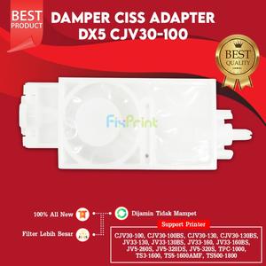 Jual Damper DTF DTG DX5 Adapter CISS Panjang Mimaki CJV30-60 CJV30-60BS ...