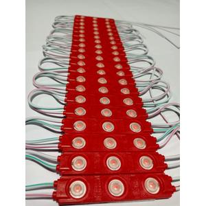 Jual LED MODUL 3 MATA WARNA WARNI / LAMPU NEON BOX / LAMPU MODUL DC 12V ...