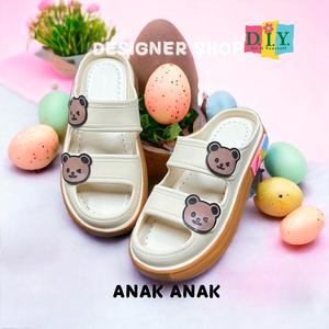 Jual Sandal Viral DIY Anak Anak Ban Dua Motif Bear - Kota Bandung ...