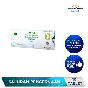 Jual GASTRAN STRIP 10 TABLET / OBAT MAAG / KIMIA FARMA - Jakarta Pusat ...