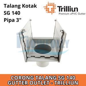 Jual CORONG TALANG PVC KOTAK SG 140 TRILLIUN GUTTER OUTLET - Kota ...