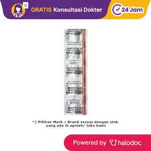 Jual Amoxicillin 500 mg 10 Tablet - Antibiotik - Halodoc - Kota ...