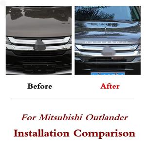 Jual Outlander Car Letter Stickers Hood Emblem Logo 3D Letter Badge ...