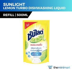 Jual Hot Sunlight Lemon Turbo Dishwashing Liquid Refill 500ml - Jakarta ...