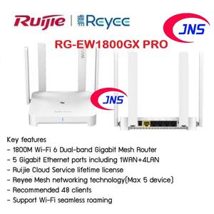 Jual Ruijie Rg-Ew1800Gx Pro 1800M Wi-Fi 6 Dual-Band Gigabit Mesh Router ...
