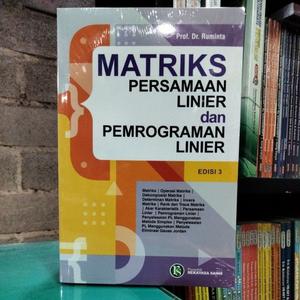 Jual Terbar Buku Matriks persamaan Linier dan Pemrograman Linier Edisi ...