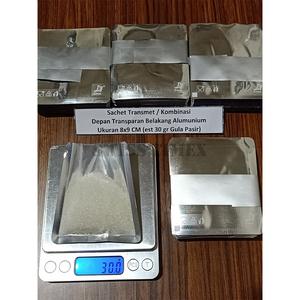 Jual 50 Pcs Sachet Transmet Kombinasi Polos - Foil Silver Super Padat 8x9 - Kota Tangerang ...