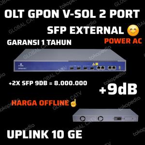 Jual Olt Gpon V-Sol 2 Port + Sfp 9Db Power Ac - Jakarta Pusat - Masru ...