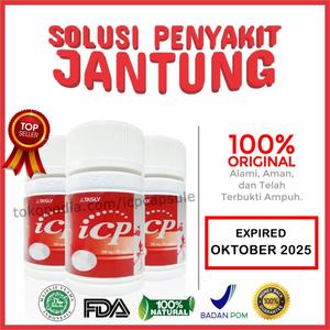Jual iCP Capsule Original Herbal Jantung dan Stroke HALAL ORIGINAL ...