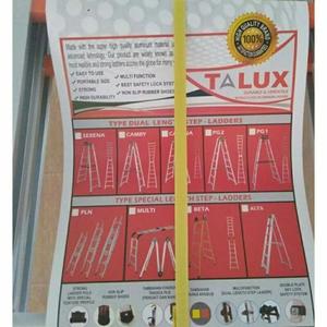 Jual Tangga Lipat Aluminium 2 Meter Merk Talux Tipe Carena Kuat Kokoh ...