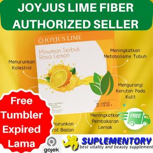 Jual JOYJUS FIBER Lime Drink 300gr isi 15s Plus Kolagen Flimtea Flimti ...