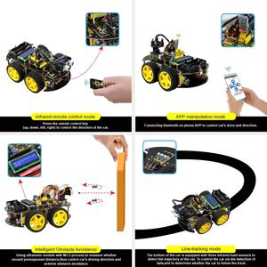 Jual [ Baru] Kit Arduino Mobil Robot Arduino Keyestudio 4Wd Smart Car ...