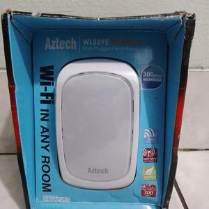 Promo Aztech WL559E Wall Plugged Wifi Repeater Extender wi fi new ex ...