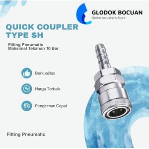 Jual SH 30 Quick Coupler Female Connector Air Hose Compressor 3/8 Inch ...
