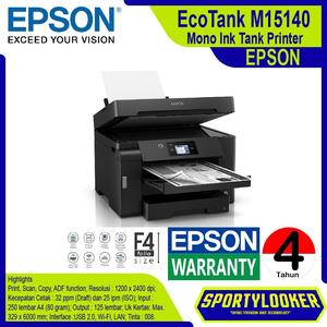 Jual Epson EcoTank Monochrome M15140 A3 Multifunction Ink Tank Printer ...
