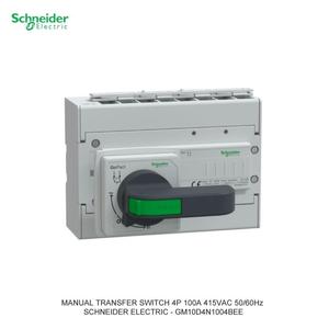Promo SCHNEIDER COS MTS MANUAL TRANSFER SWITCH 4P 160A GM20D4N1604BEE ...